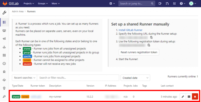 CentOS8にGitLab Runnerをインストールする - テトシスの備忘録